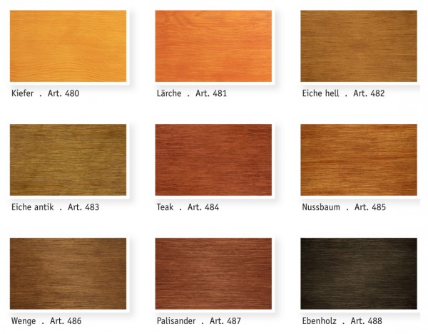 Holzlasur Eiche hell | Kreidezeit Naturfarben Shop von Bioraum